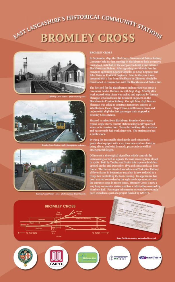 Bromley Cross | Community Rail Lancashire