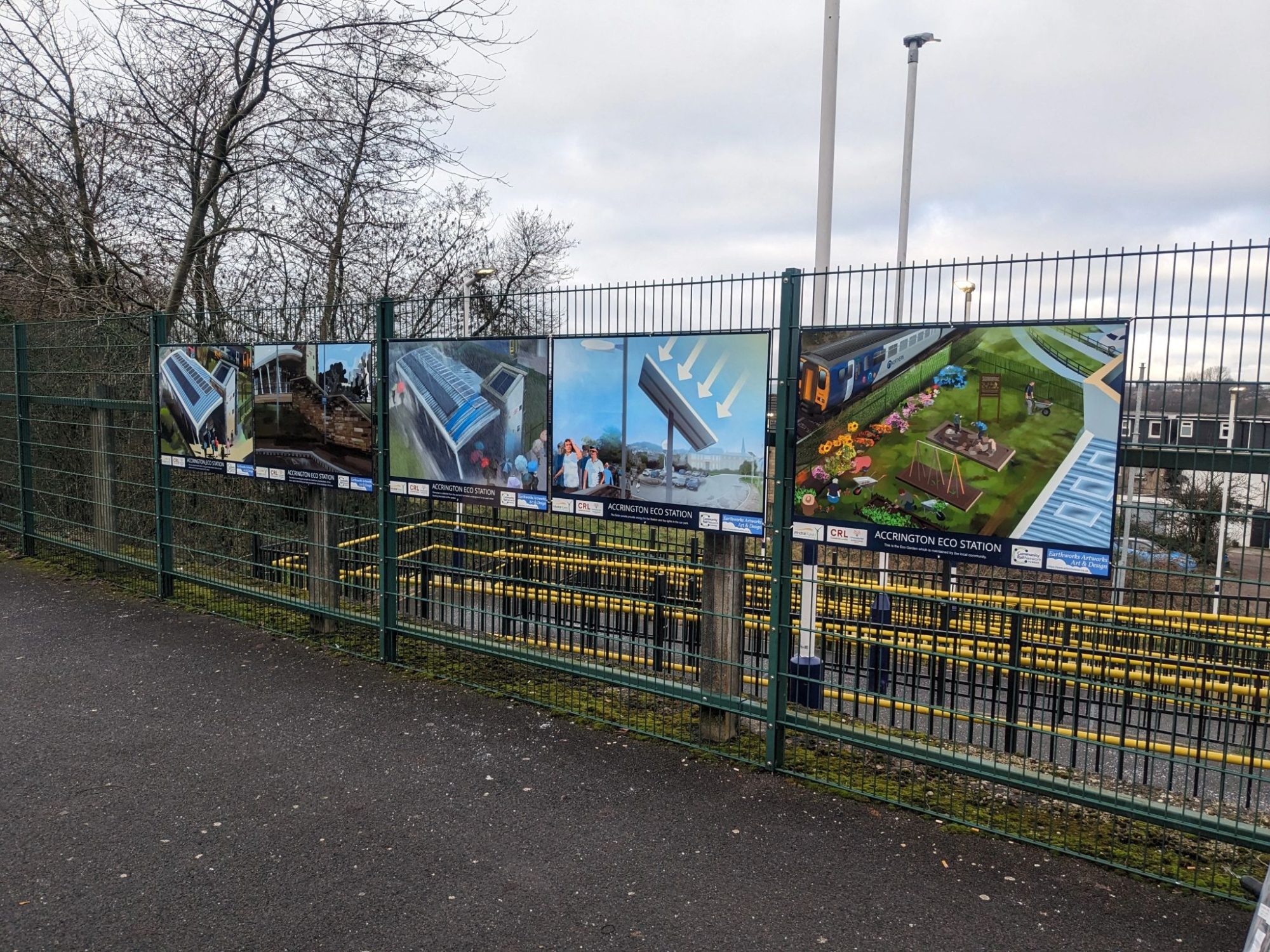 New Artwork Installed At Accrington Eco Station | Community Rail Lancashire