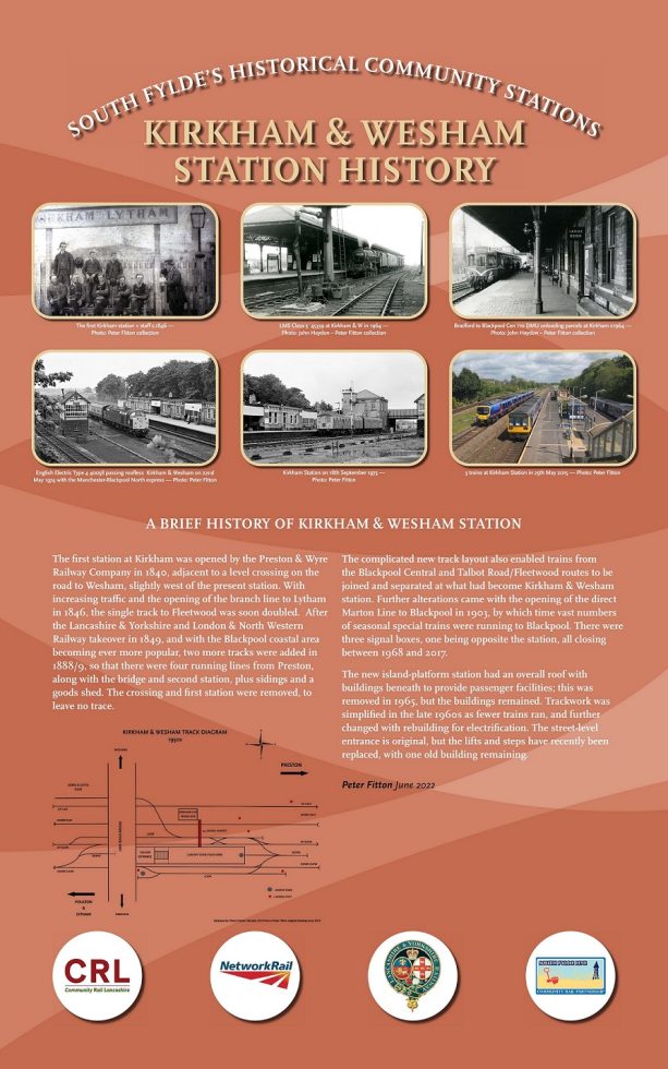 Kirkham & Wesham History Poster | Community Rail Lancashire