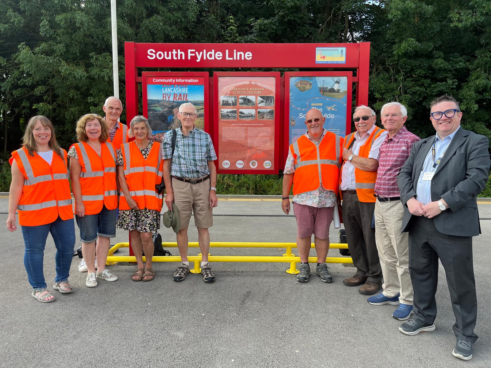 Kirkham & Wesham History Poster Unveiled | Community Rail Lancashire